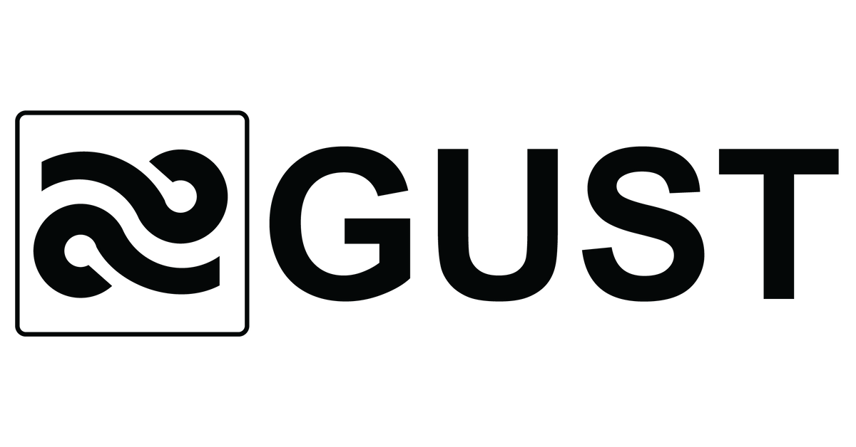 Gust Logo Paul Klee Red | PSTR Studio
